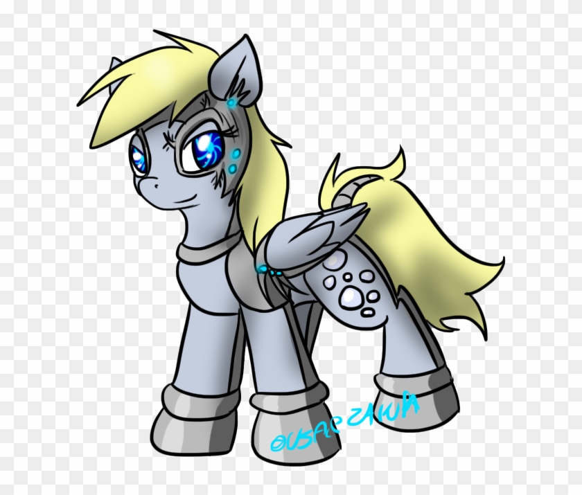 Usagi-zakura, Cyberderpy, Cyborg, Derpy Hooves, Pony, - Cartoon - Free ...