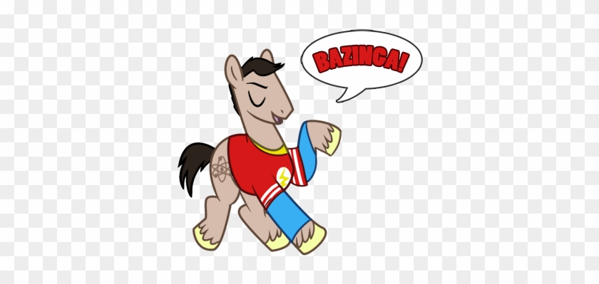 Bazinga Pony Sheldon Cooper Mammal Vertebrate Horse - Horse - Full Size ...