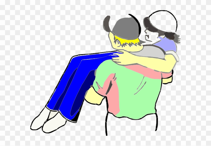 Baseball Medic Carrying Injured Clip Art At Clker - Cartoon - Full Size ...