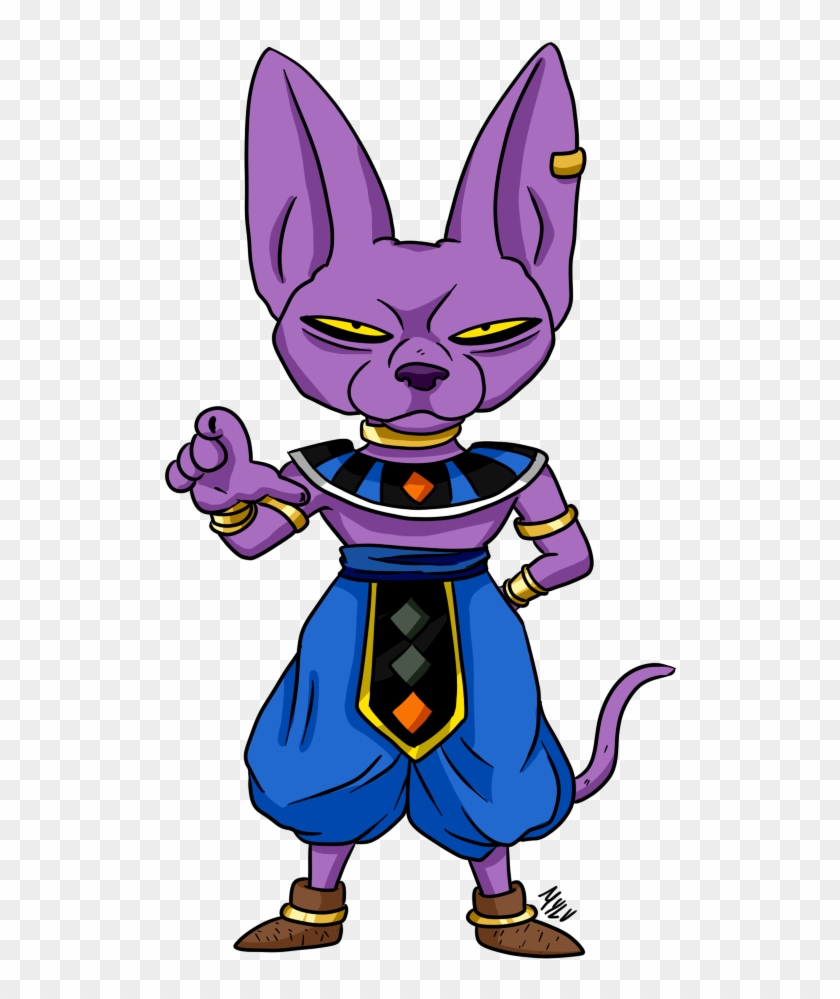 Dragon Ball Clipart Chibi - Beerus - Full Size PNG Clipart Images Download