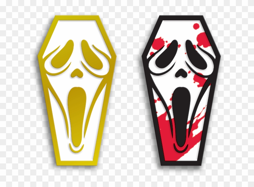 Ghostface Coffin Pin - Ghostface - Full Size PNG Clipart Images Download