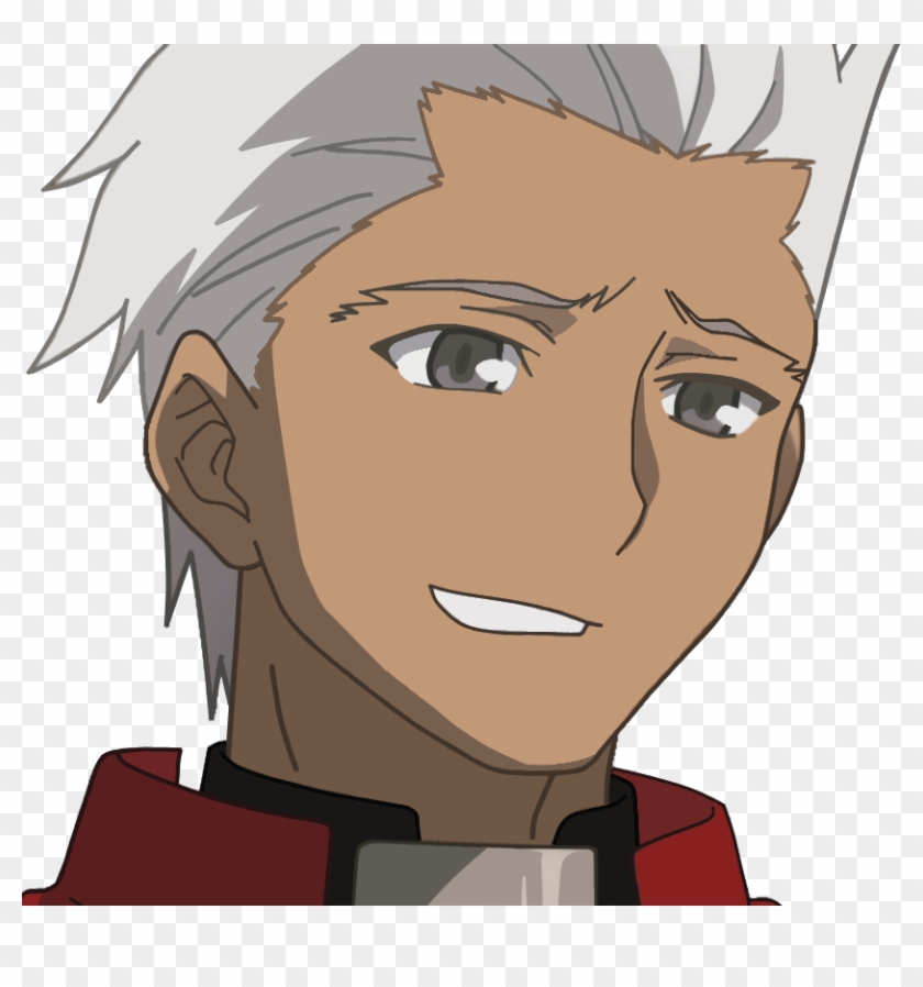Smug Red Man - Smug Emiya - Free Transparent PNG Clipart Images Download