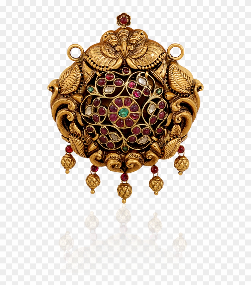 Crimson Ruby Antique Rakodi Pendant - Crimson Ruby Antique Rakodi ...