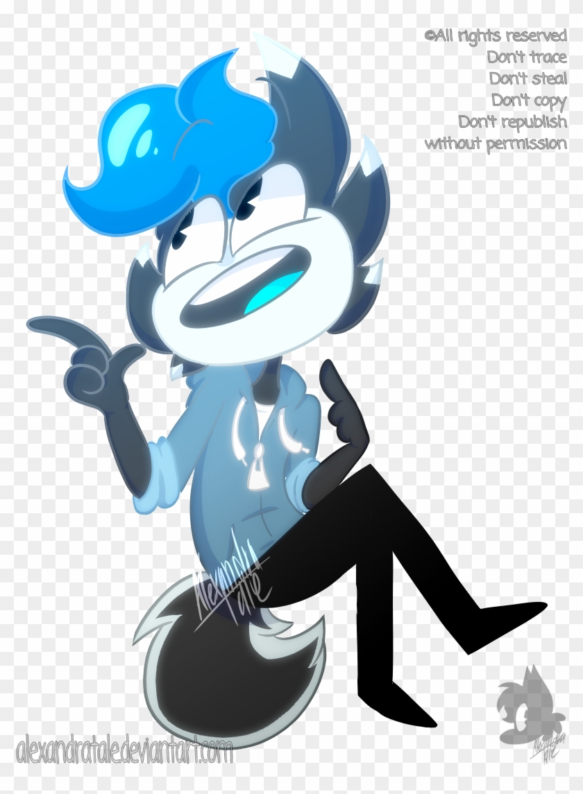 Zendy The Blue Axolotl By Alexandratale Zendy The Blue - Blue Axolotl ...