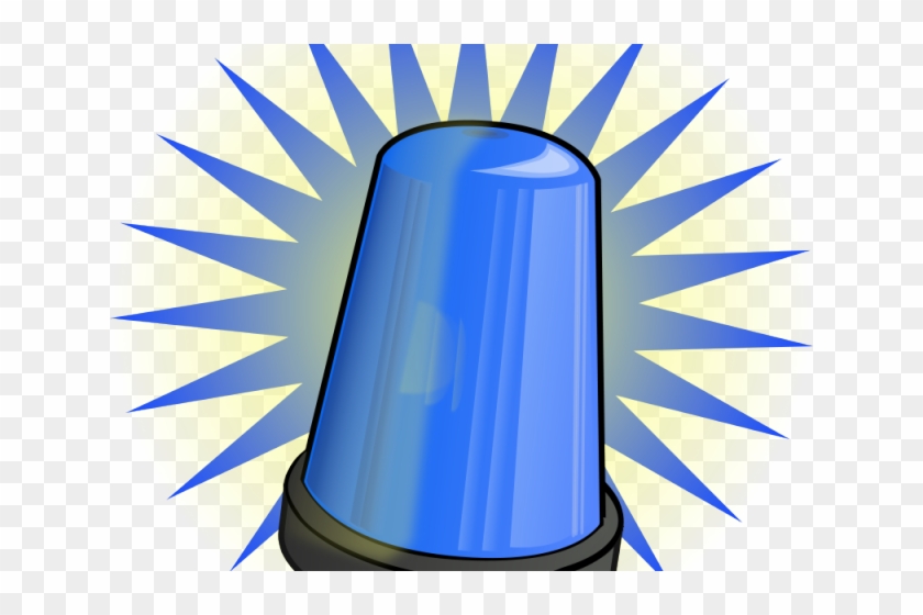 Light Blue Clipart Cop - Flashing Lights Clipart - Full Size PNG ...