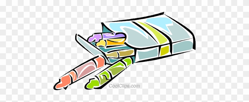 Crayons Royalty Free Vector Clip Art Illustration - Crayons Royalty ...