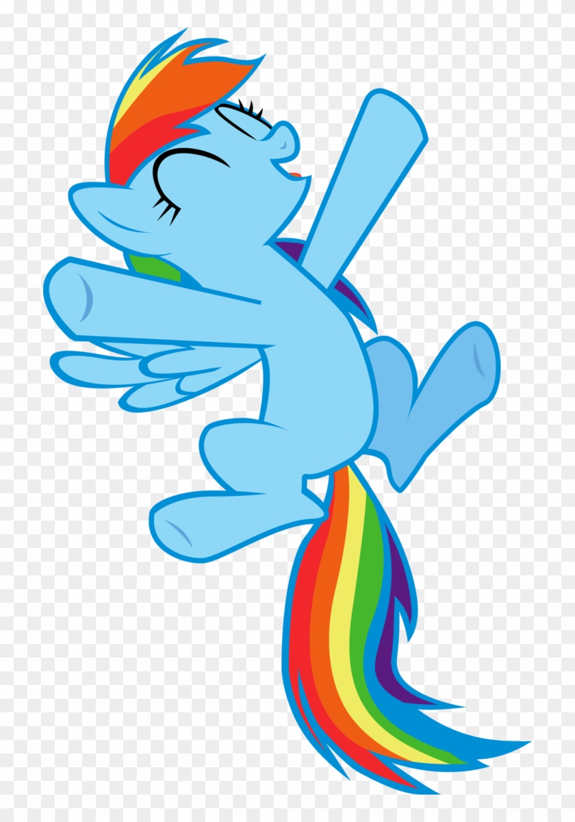 Fanmade Happy Rainbow Dash - My Little Pony Rainbow Dash Happy - Full Size PNG Clipart Images ...