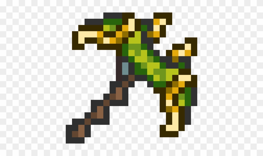 Bloom Pickaxe-0 - Terraria Pickaxe Transparent - Full Size PNG Clipart ...
