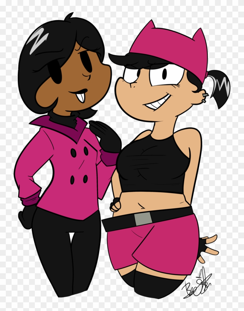 Brit And Tiff By Befishproductions - Cartoon - Full Size PNG Clipart ...