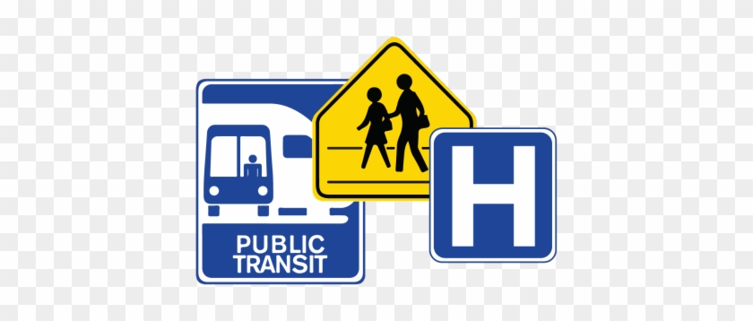 Image - Accuform Frw519dp 24" X 18" Dg High Prism Sign: Pedestrian ...