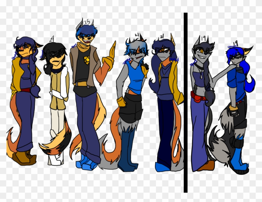 Cooper-fox Family By Slycooper11 - Sly Cooper And Carmelita Fox Family ...
