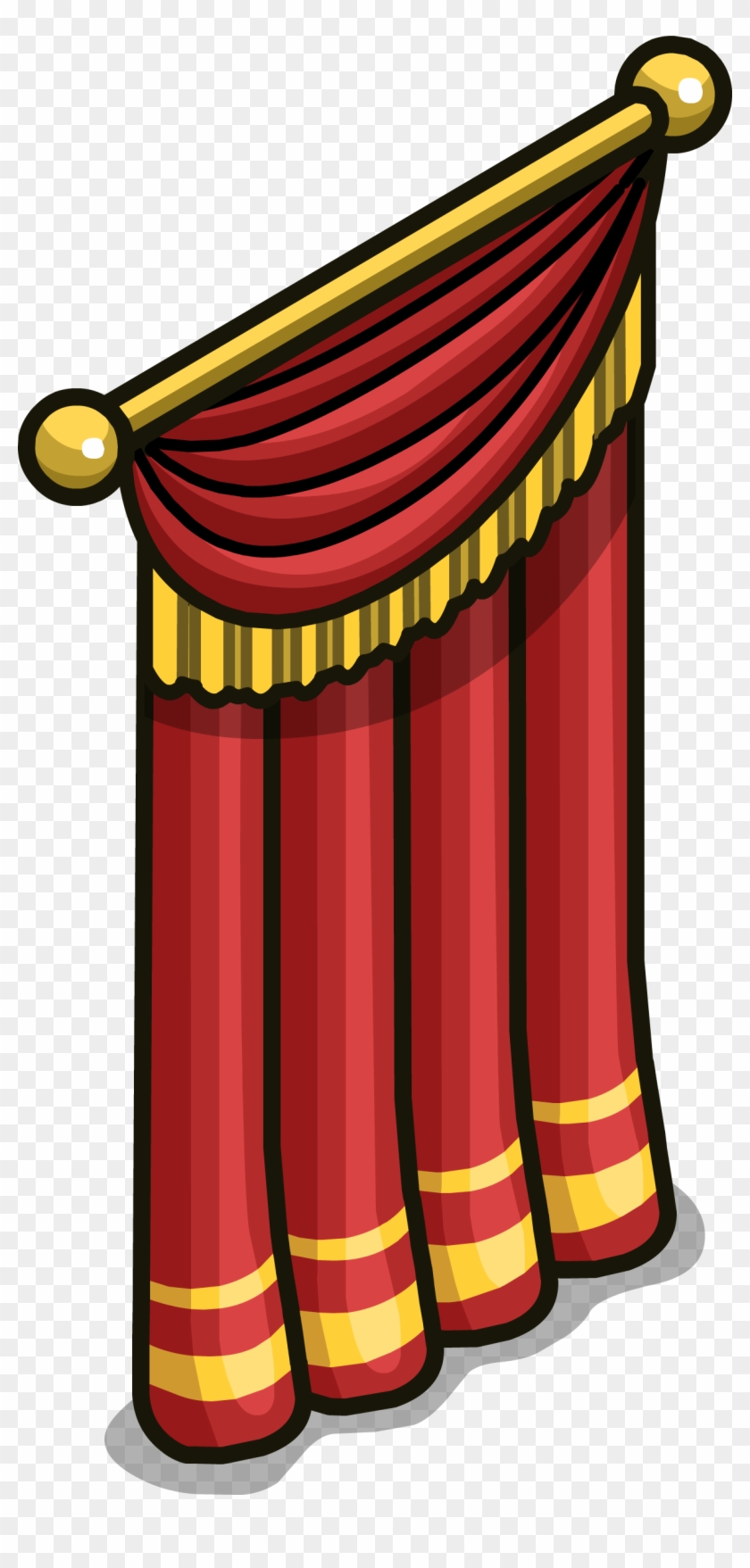 Stage Curtain Sprite 003 - Curtain - Full Size PNG Clipart Images Download