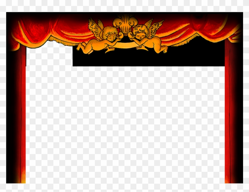Theatre Frame Transparent - Full Size PNG Clipart Images Download