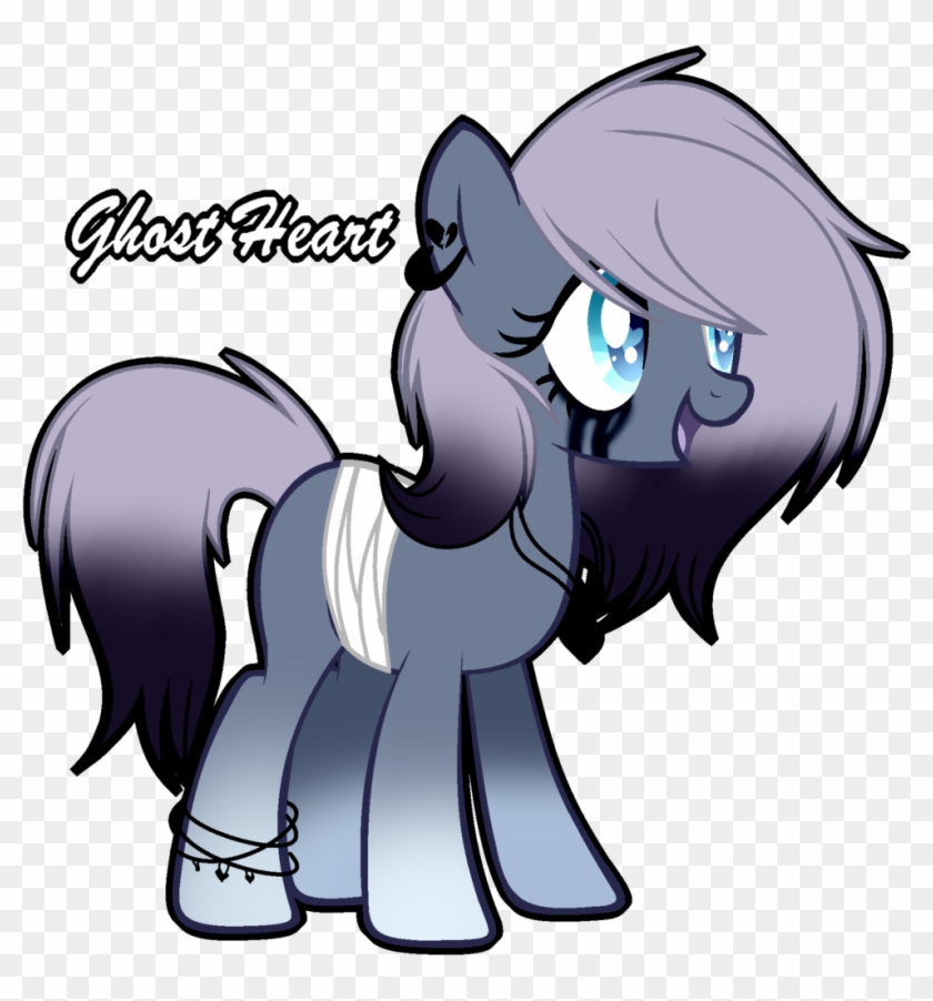 Mlp Ghost Heart By 6figersloverever Mlp Ghost Heart - Cartoon - Free ...