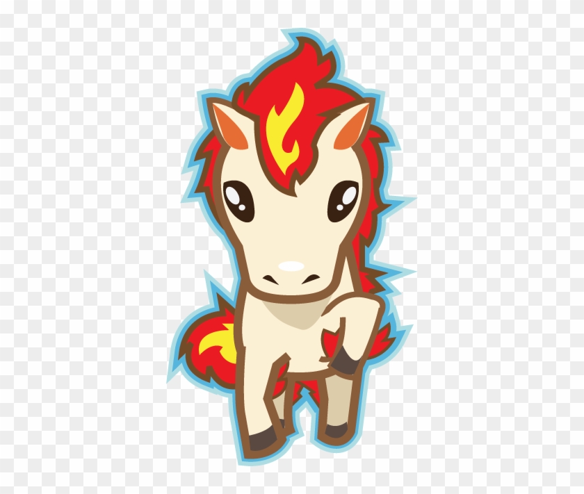 Fire Pony By Pinkophilic - Cartoon - Free Transparent PNG Clipart ...