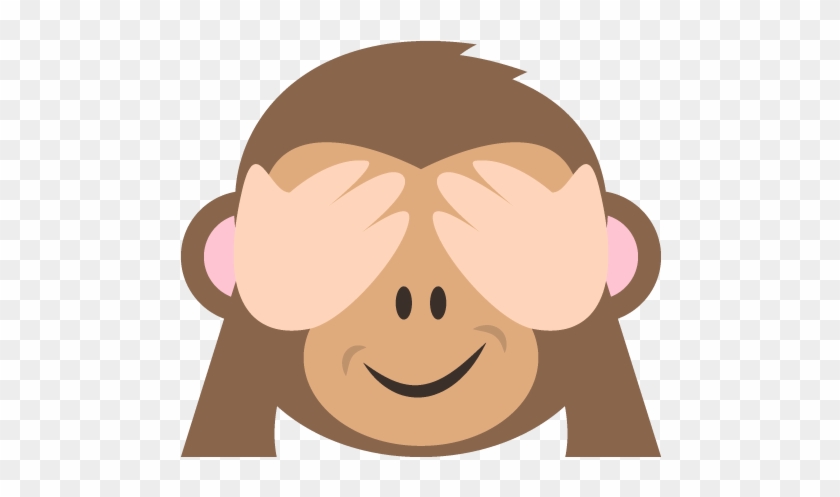 Smiling Face With Heart Shaped Eyes See No Evil Monkey - Three Wise ...