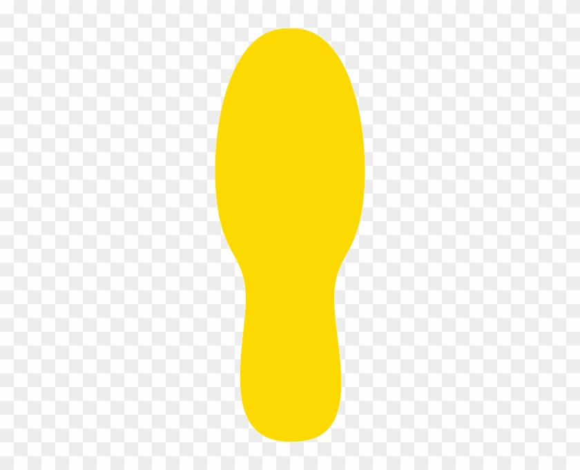 Yellow Footprints - Safetysign.com - Full Size PNG Clipart Images Download