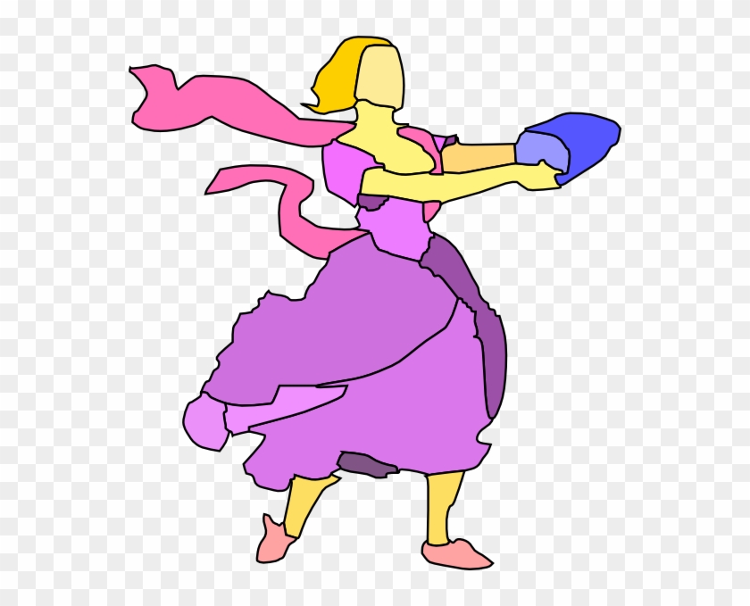 Princess Running Clip Art - Purple - Free Transparent PNG Clipart ...