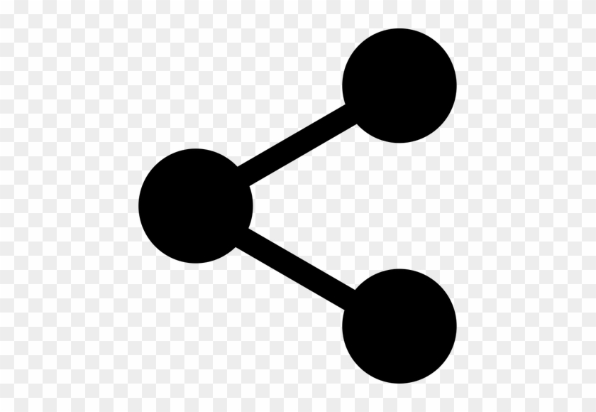 Vector Illustration Of Simple Share Icon - Share Icon Png - Full Size ...