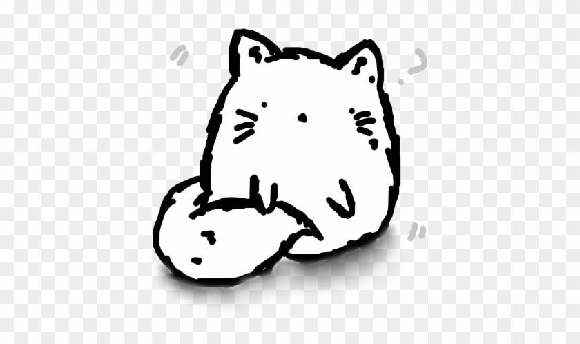 Fluffy Cat By Daintyfox - Drawing - Full Size PNG Clipart Images Download