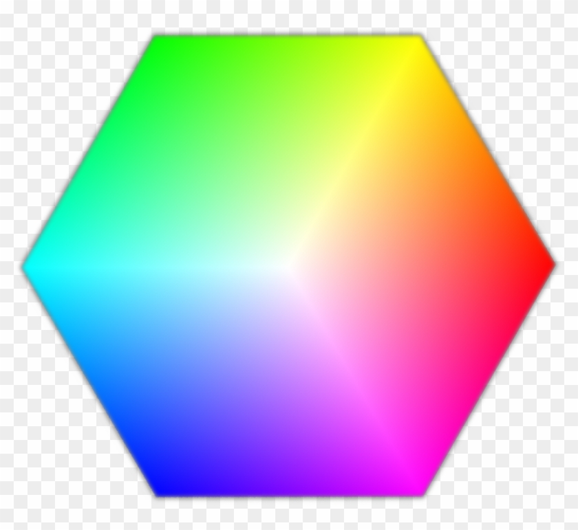Hsv Colour Hexagon - Hsv Hexagon - Full Size PNG Clipart Images Download