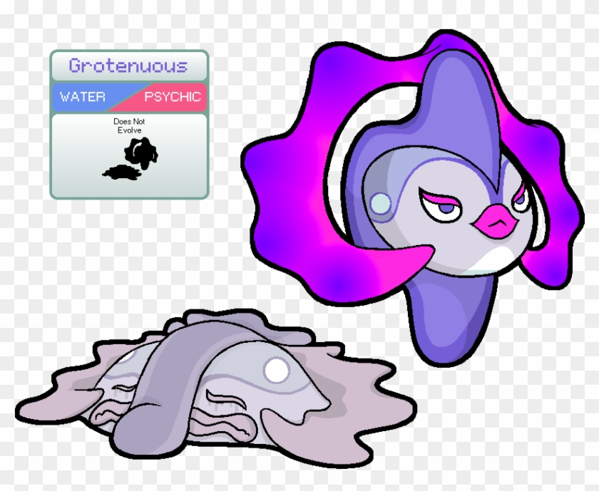 It's A Blob Fish Fakemon How Original - Cartoon - Full Size PNG Clipart ...