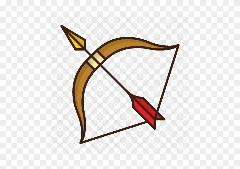 Bow Icon - Bow And Arrow Emoji - Full Size PNG Clipart Images Download