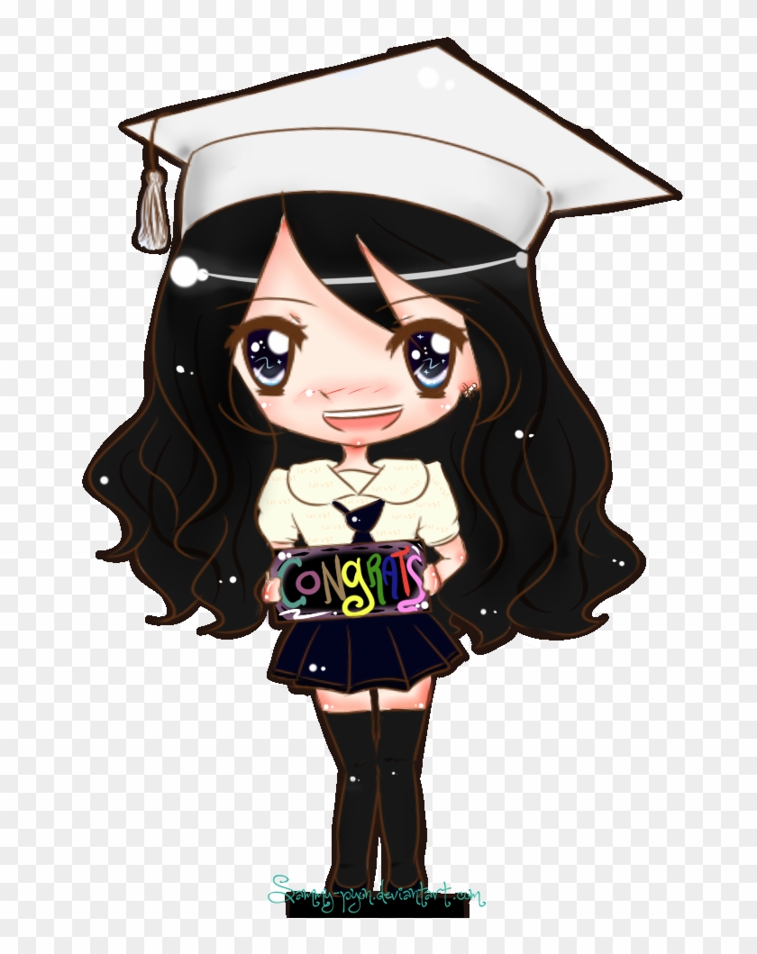 Chibi Graduate~ By Sammy-pyon - Graduation Chibi - Free Transparent PNG ...