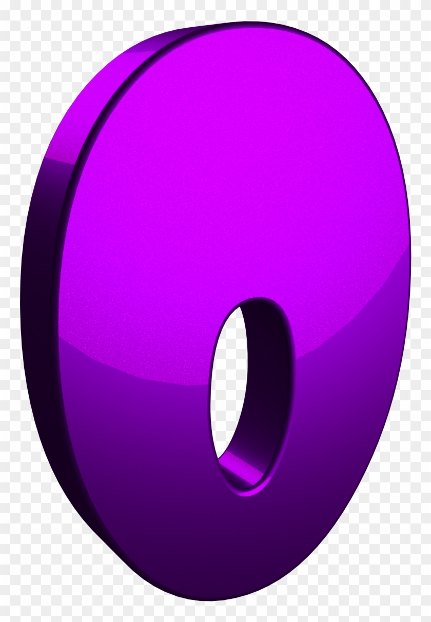 3d Zero Number - Circle - Full Size PNG Clipart Images Download