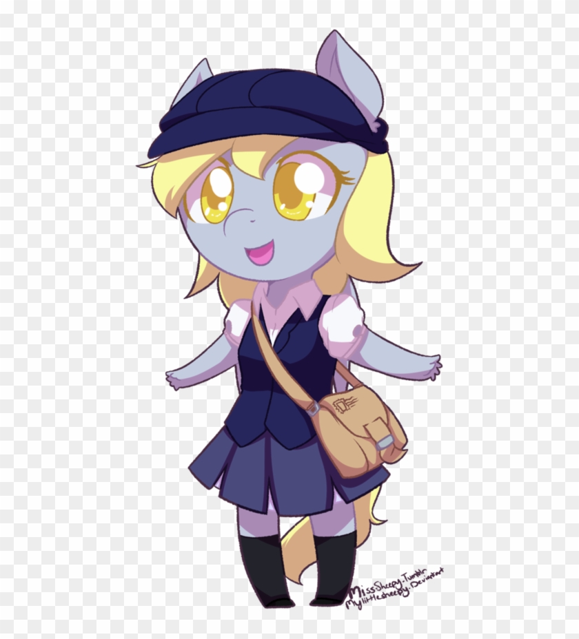 Chibi Derpy By Mylittlesheepy - Cartoon - Free Transparent PNG Clipart ...