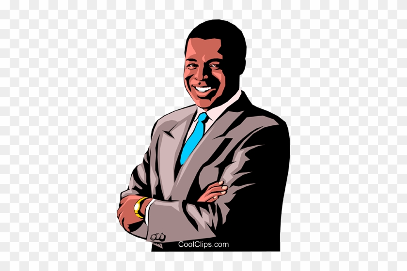 Smiling Office Worker Royalty Free Vector Clip Art - Bank - Full Size ...