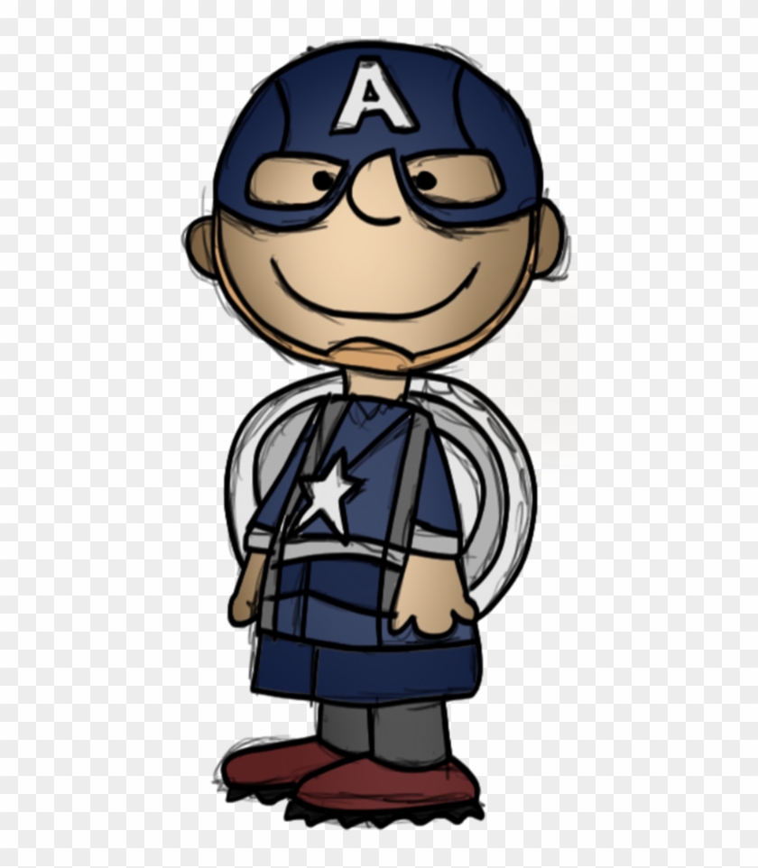 Charlie Brown Captain America By Chrisgritti - Cartoon - Free ...