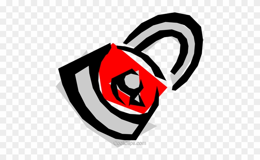 Combination Locks Royalty Free Vector Clip Art Illustration - Emblem ...