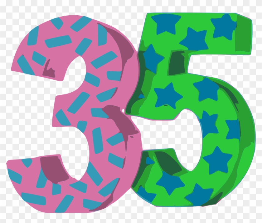Number 35 - Full Size PNG Clipart Images Download