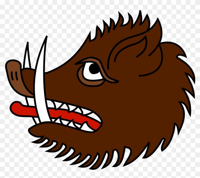 File - Boar Head - Svg - Illustration - Free Transparent PNG Clipart ...