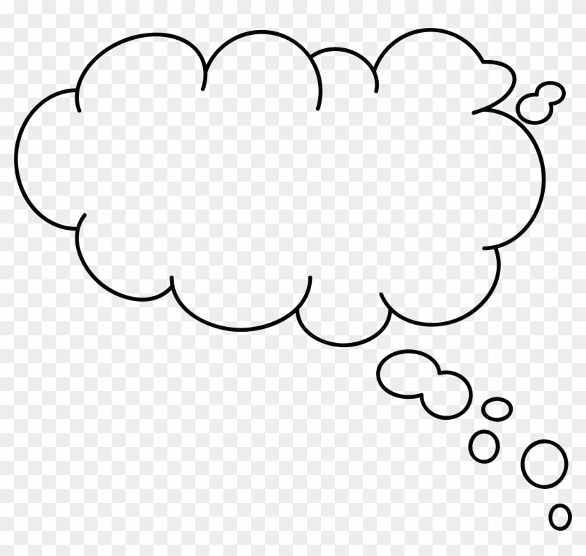 Thought Clipart Png Images - Speech Bubble Thinking Transparent - Full ...
