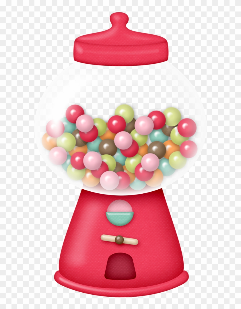 Bubble Gum Machine - Gumball Machine - Full Size PNG Clipart Images ...