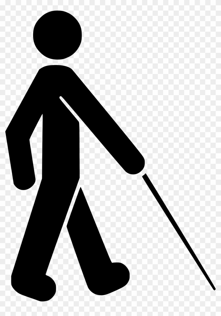 Free Vector Visually Impaired Symbol Clip Art - Blind Symbol - Full ...