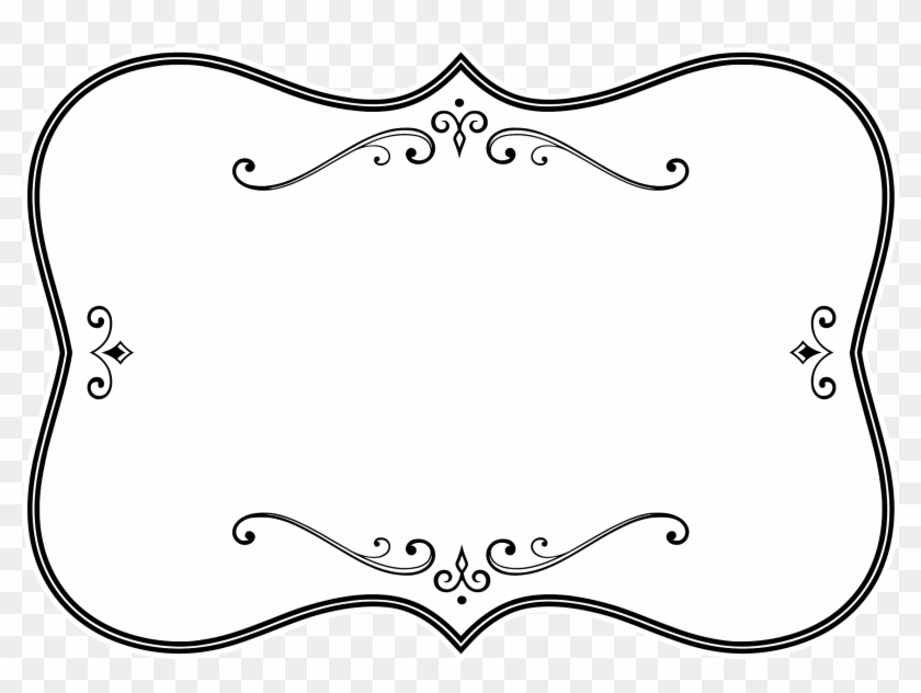 Borders And Frames Picture Frames Black And White Clip - Borders And ...