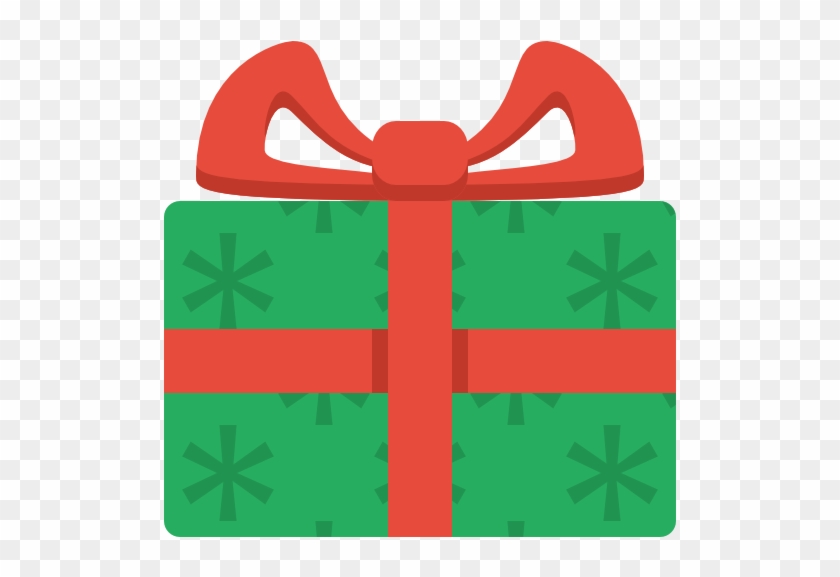 Clipart Christmas Present - Christmas Icon Png Flat - Full Size PNG ...