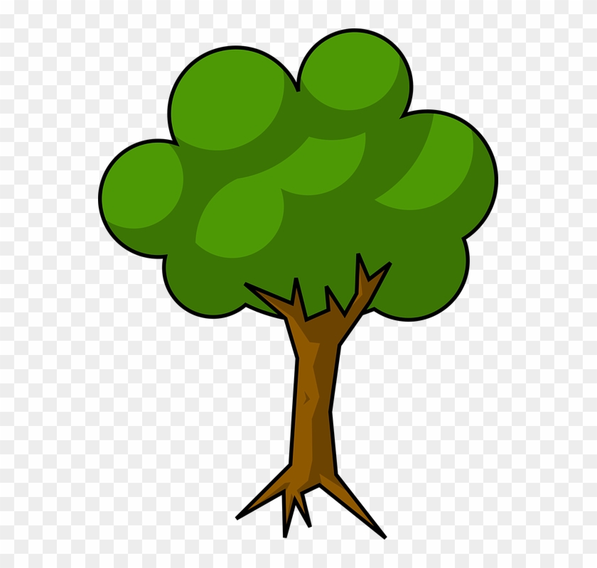 Cel Shading, Minimal, Shaded, Simple - Tree With Shade Clipart - Full ...