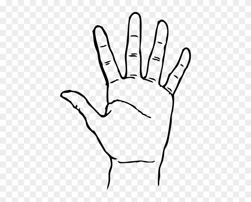 Hand Simple Drawing - Hand Clip Art - Full Size PNG Clipart Images Download
