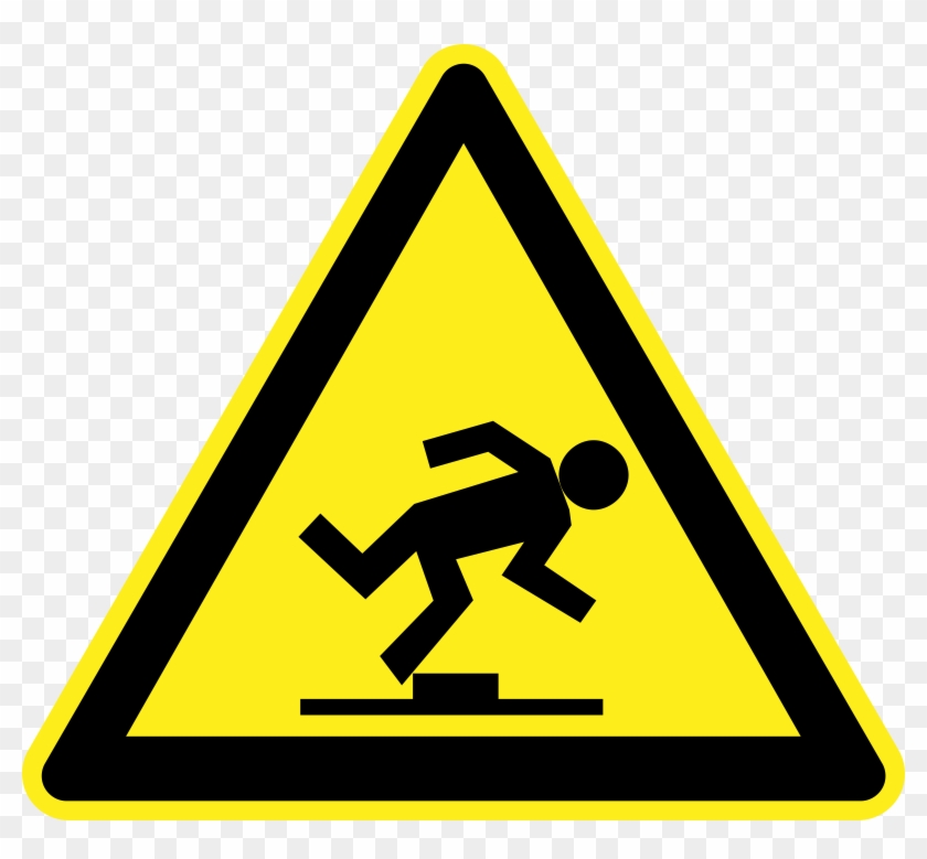 Big Image - Trip Hazard Warning Sign - Full Size PNG Clipart Images ...