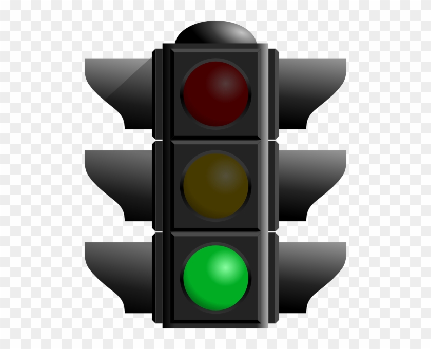 Free Vector Traffic Light - Traffic Light On Green - Full Size PNG ...