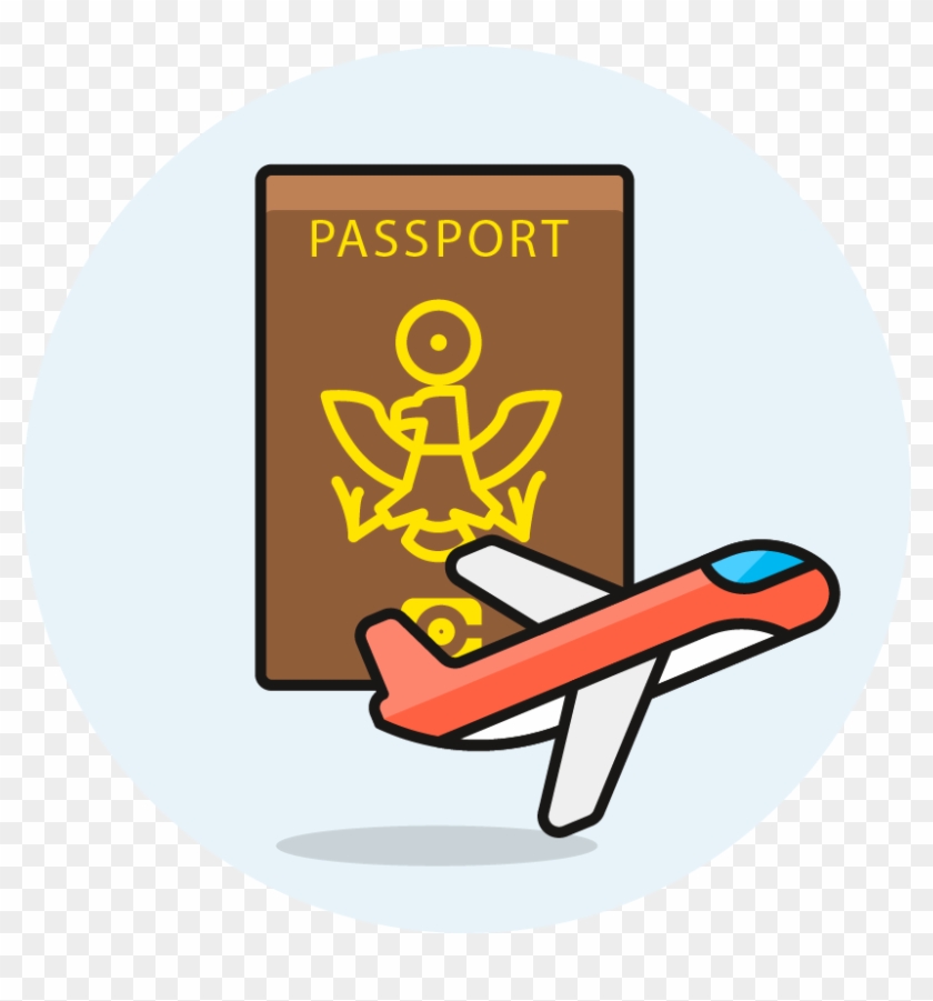15 Passport Plane - Sign - Full Size PNG Clipart Images Download