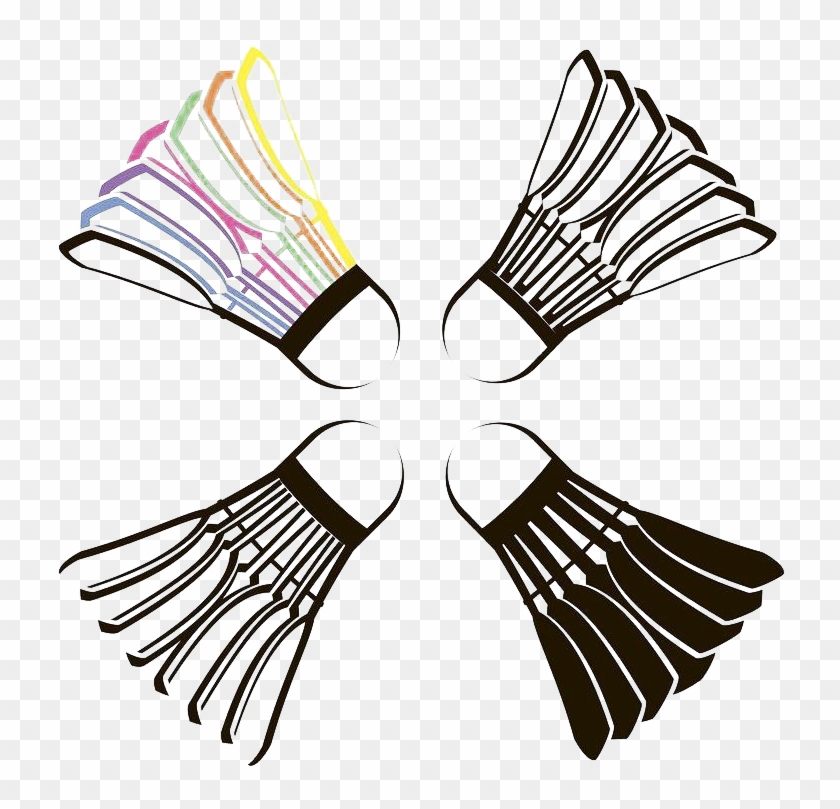 Badmintonracket Shuttlecock Clip Art - Badmintonracket Shuttlecock Clip ...