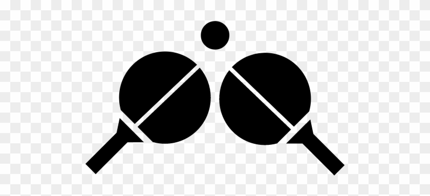 Table Tennis 2 Icons - Table Tennis Icon Vector - Full Size PNG Clipart ...