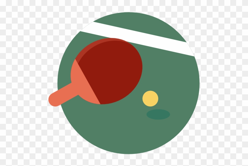 Table Tennis - Circle - Full Size PNG Clipart Images Download