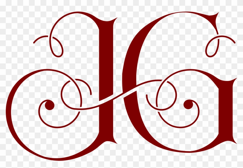 Big Image - J And G Monogram - Full Size PNG Clipart Images Download