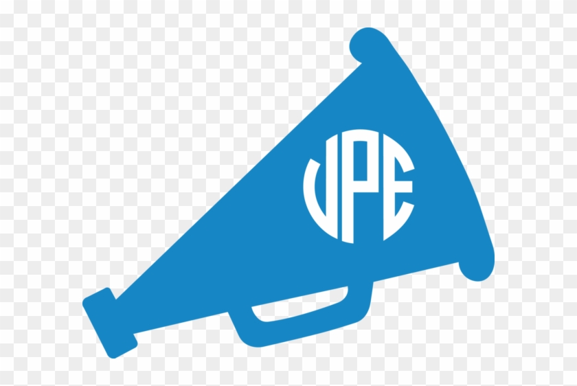 Cheerleading Mega Horn Monogram Vinyl Decal - Megahorn Vector - Full ...